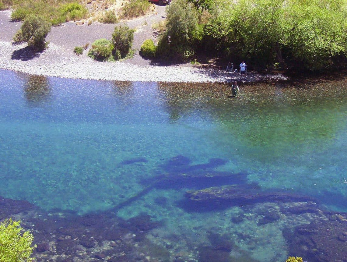 Boca del Chimehuín, un paraíso para los amantes de la pesca deportiva ...