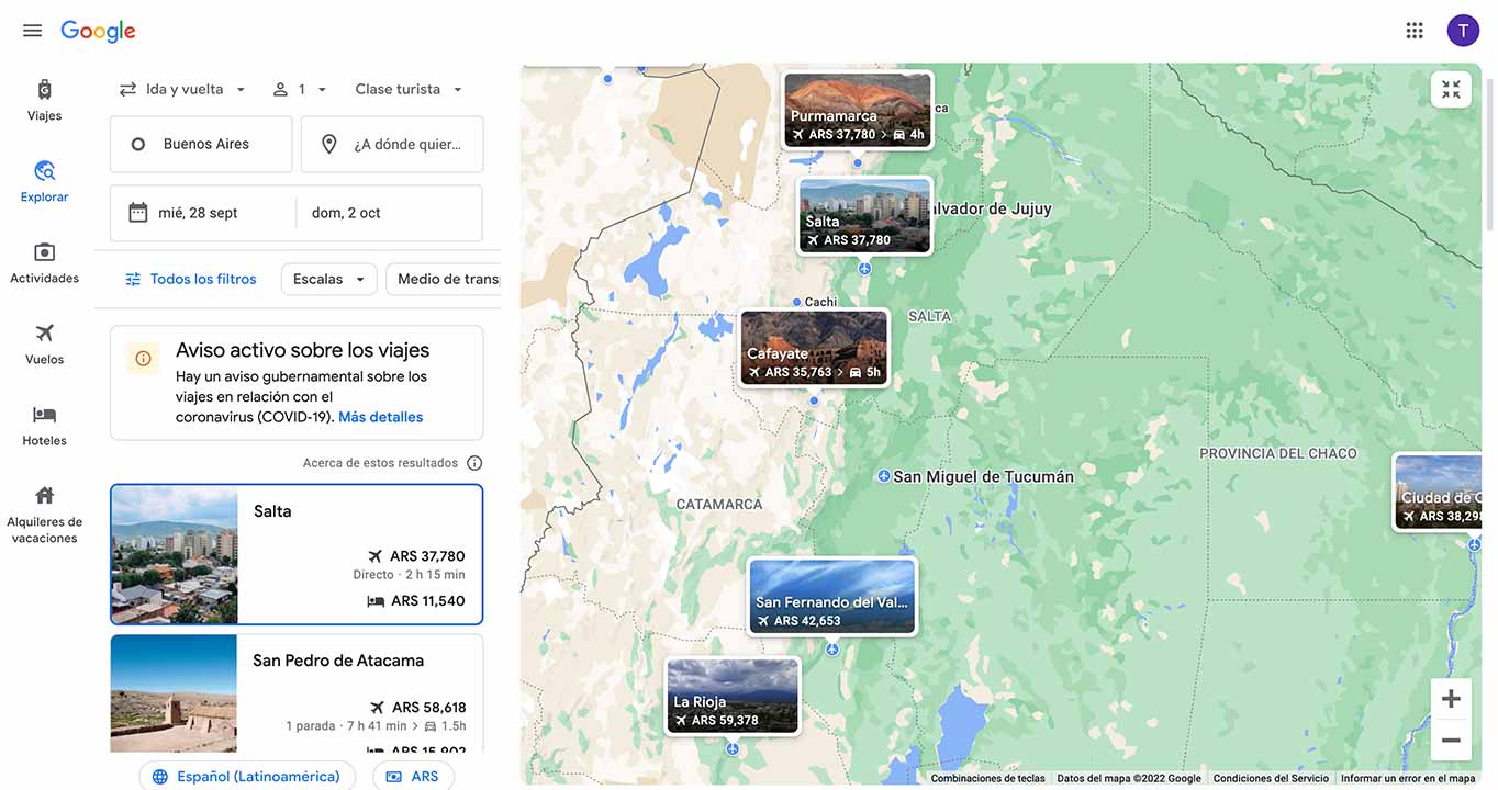 Cómo funciona Google Flights, la nueva app de Google con trucos para ...